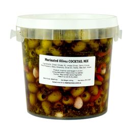 Marinated Mixed Olives | Buy olives | Green | Black | Sliced | Seasoned