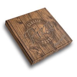 Pizza Box Wood Design - 31x31x4.8 - 12inch - 100 pz