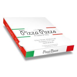 PIZZA PAZZO - Branded Pizza Box